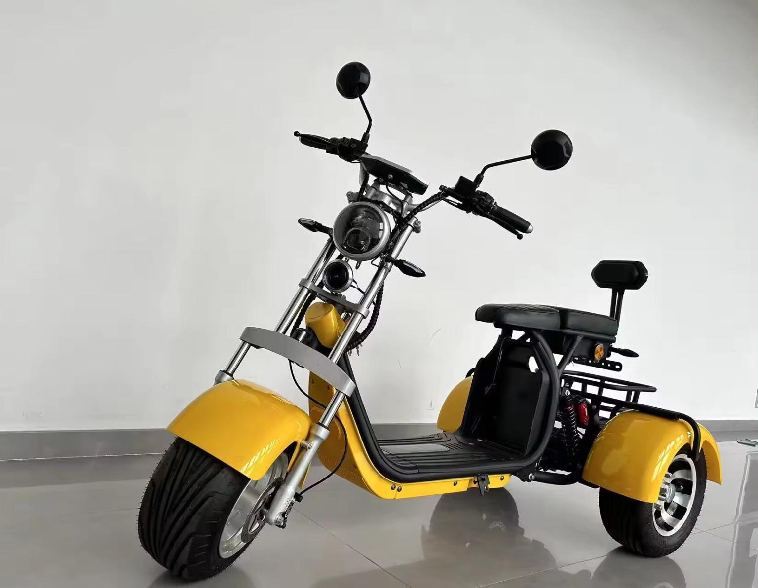 Coco Bike E-Scooter Mit Straßenzulassung Und Drei Räder Trike Ca. 35km Reichweite, 60V | 2000W ...